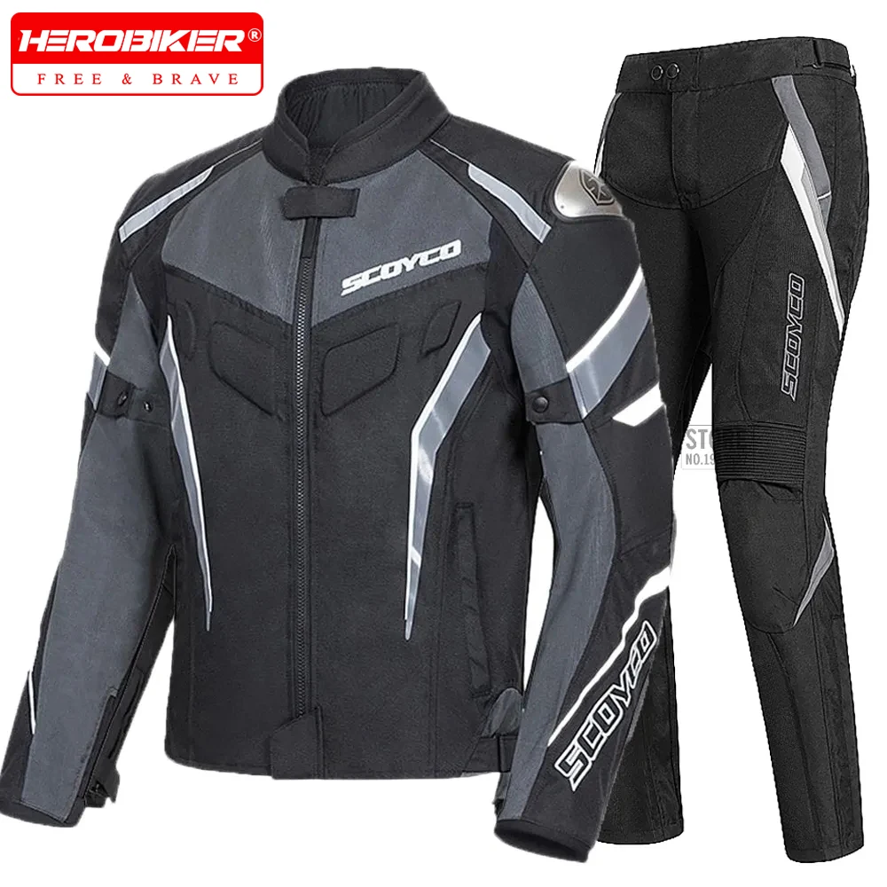 SCOYCO Motorbike Race Riding Jacket Breathable Road Commuter Race ...