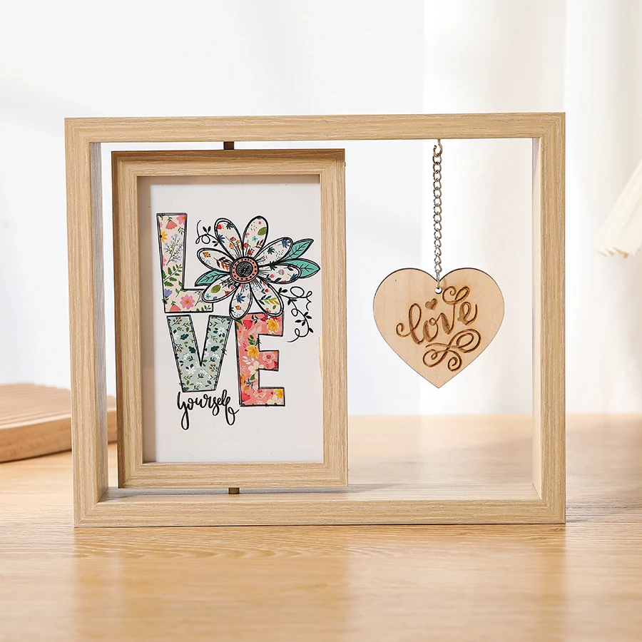 1pc-4x6-Inch-Double-sided-Rotating-Photo-Frame-360-degree-Rotating ...