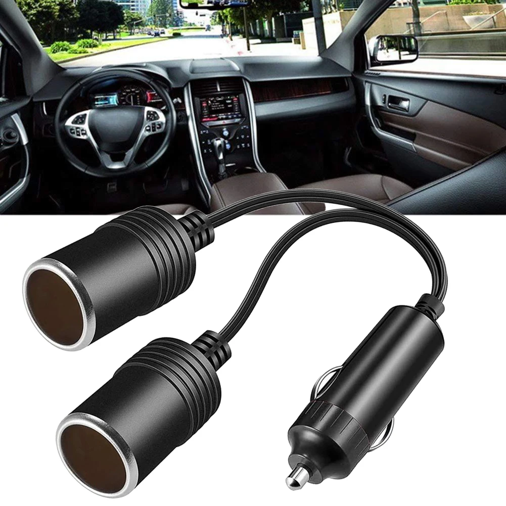 Car-Dual-Port-Cigarette-Lighter-Splitter-Female-Socket-Plug-Power ...