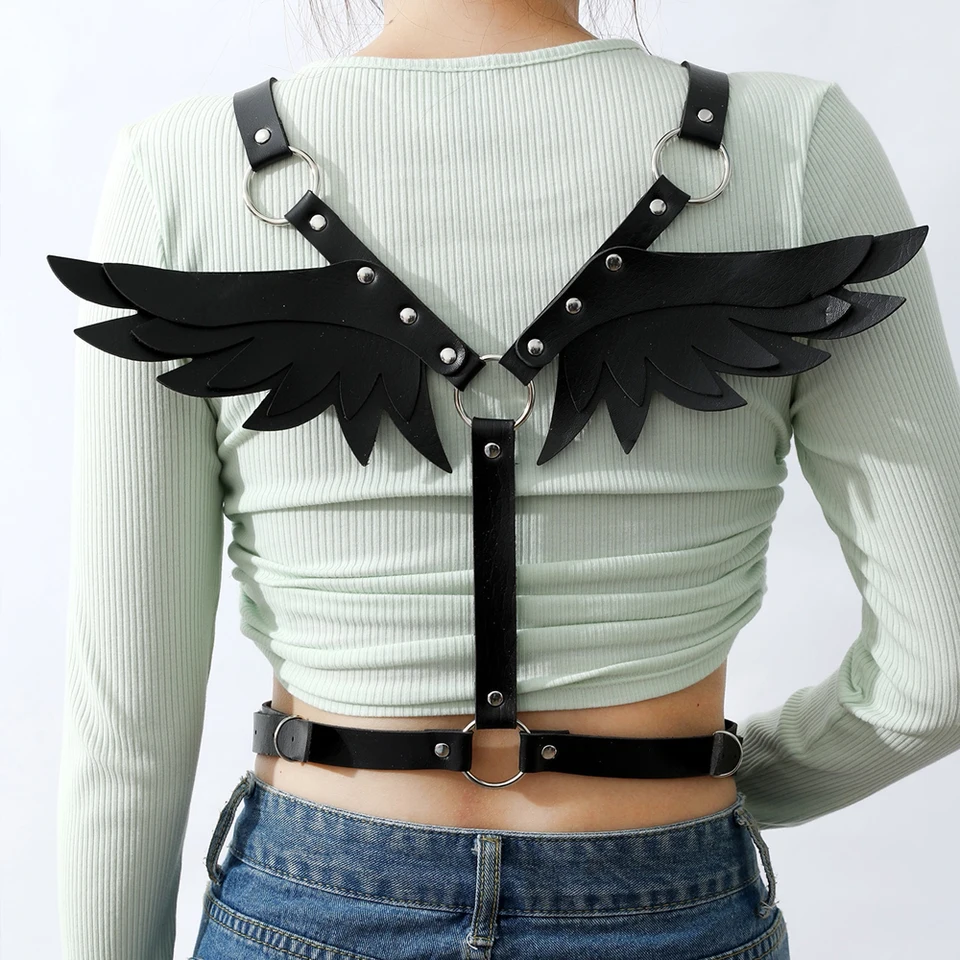 Steampunk Costume Accessory White With Angel Wings - Steampunk Cosplay ...
