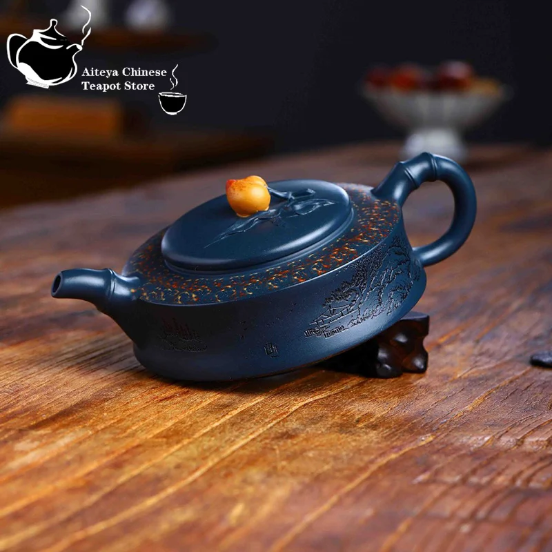 Chinese Teapot Collection, Yixing-Handmade Clay Teapot, Kung Fu Tea Set ...