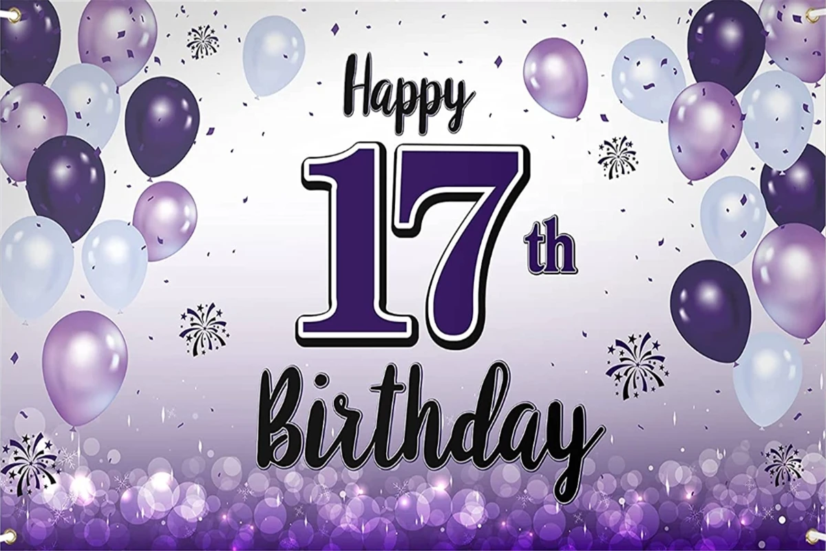 Happy 17th Birthday For Boys