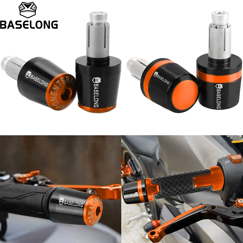 22mm-Universal-motorcycle-handlebar-grips-ends-Handle-Bar-Ends-Caps-For ...