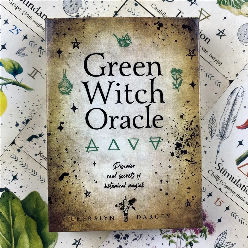 green witch oracle cards Divination Deck English Versions Edition ...