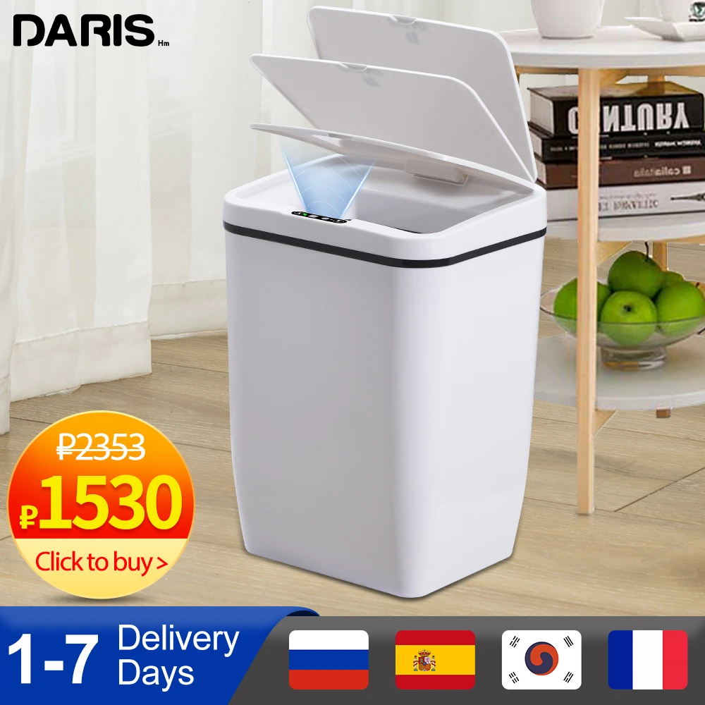 Automatic Touchless Intelligent induction Motion Sensor Kitchen Trash ...