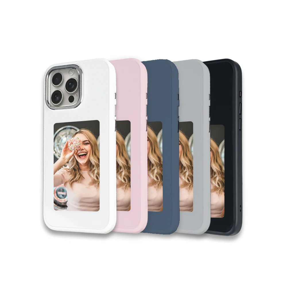 Coque de téléphone à encre avec image NFC, pour iPhone 16 15 14 13 Pro ...