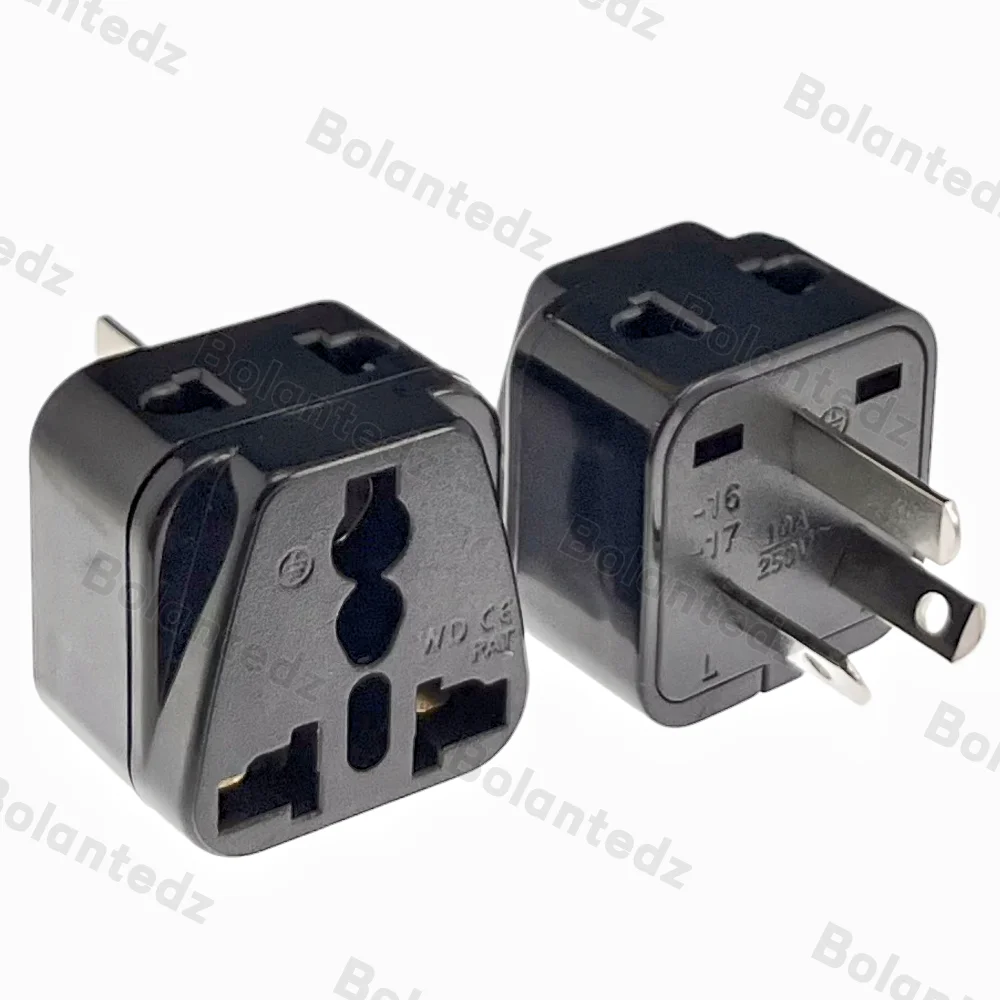 AU Travel Adapter 2 in 1 USA Grounded Outlet Universal Socket Australia ...