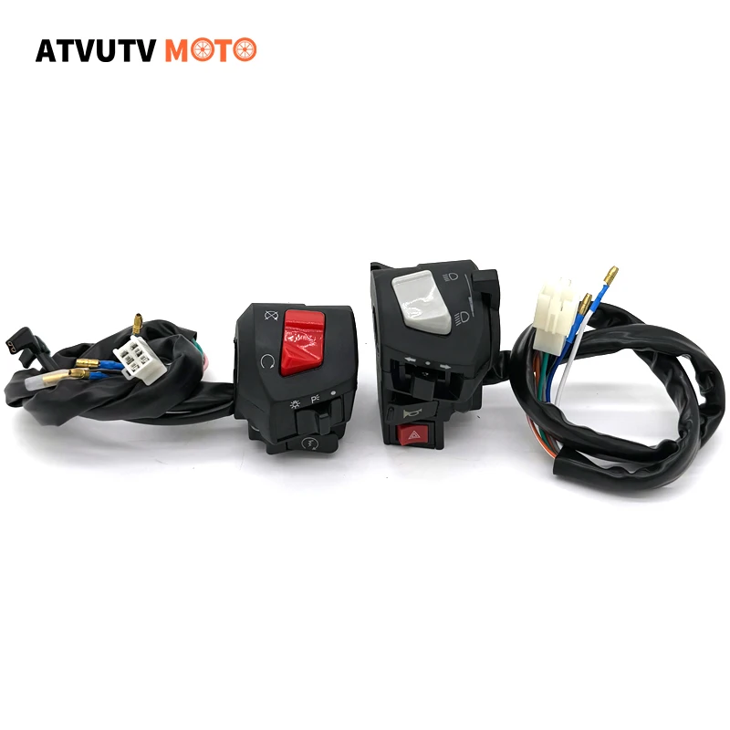 22mm-7-8-Motorcycle-Switches-Emergency-Flashers-Horn-Turn-Signal ...