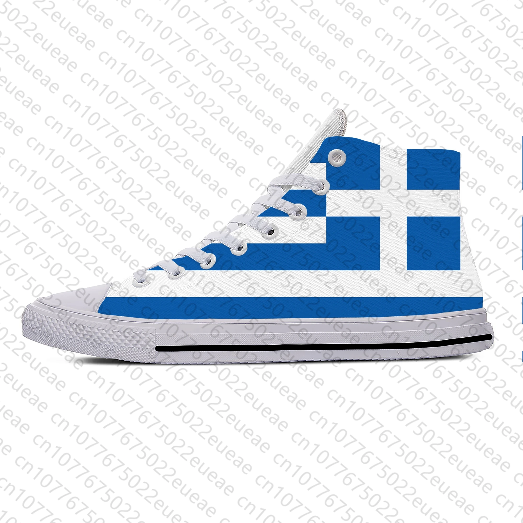 Greece-Flag-High-Top-Sneakers-Mens-Womens-Teenager-Casual-Shoes-Canvas ...