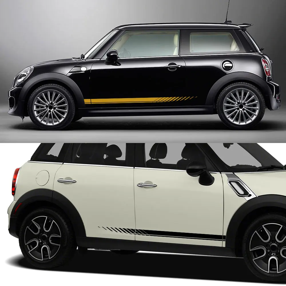 Car-Door-Side-Skirt-Stickers-Exterior-Decals-For-Mini-Cooper-F55-F56 ...
