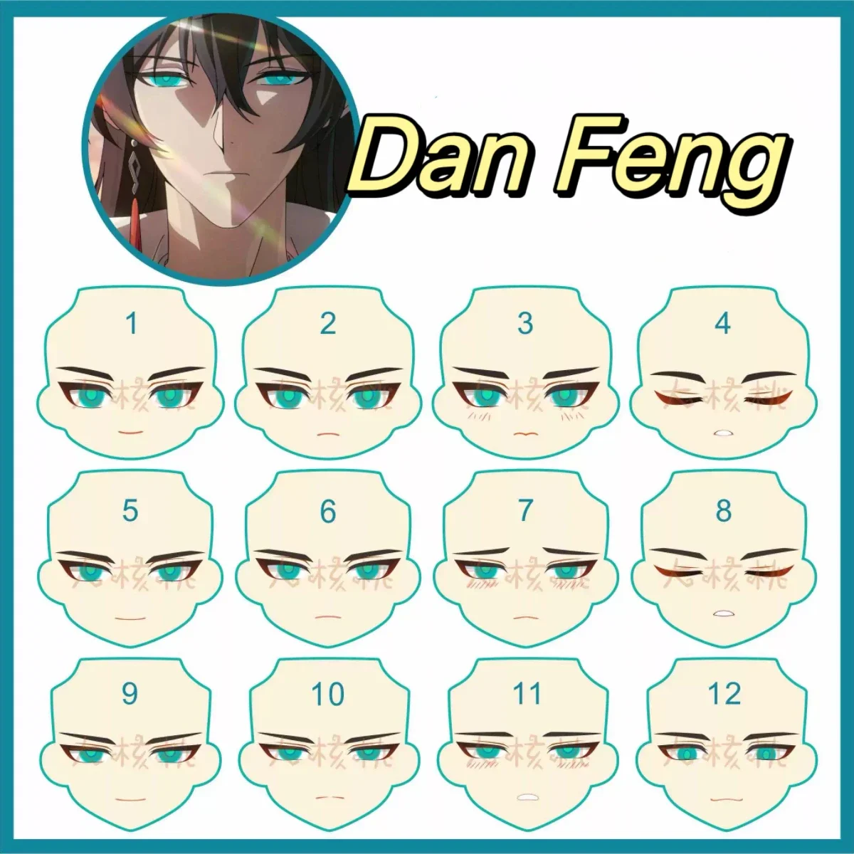 Dan-Feng-Ob11-Ob22-Ob28-GSC-Face-Water-Sticker-Faceplates-Doll-Handmade ...