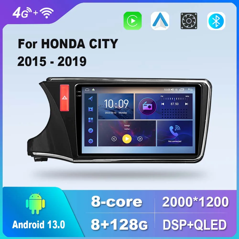 Android 12.0 para honda city 2015 2019 esquerda do jogador dos ...