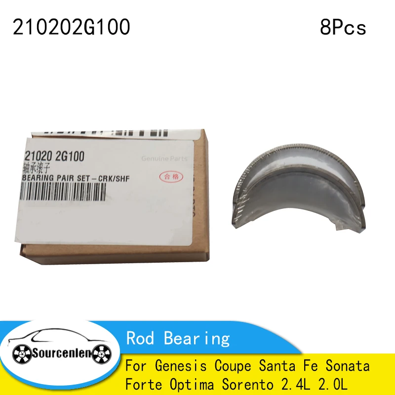 Rod-Bearing-For-Genesis-Coupe-Santa-Fe-Sonata-Forte-Optima-Sorento-2-4L ...