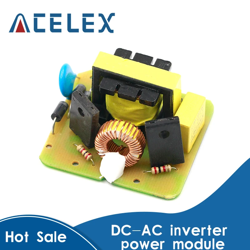12v To 220v Step Up Power Module 35w Dc-ac Boost Inverter Module Dual ...