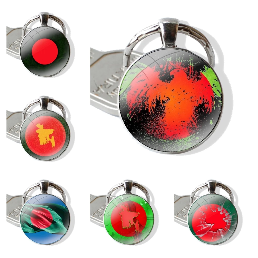 BD-Bangladesh-Bangladeshi-Flag-Banner-Keychain-Glass-Cabochon-Metal ...