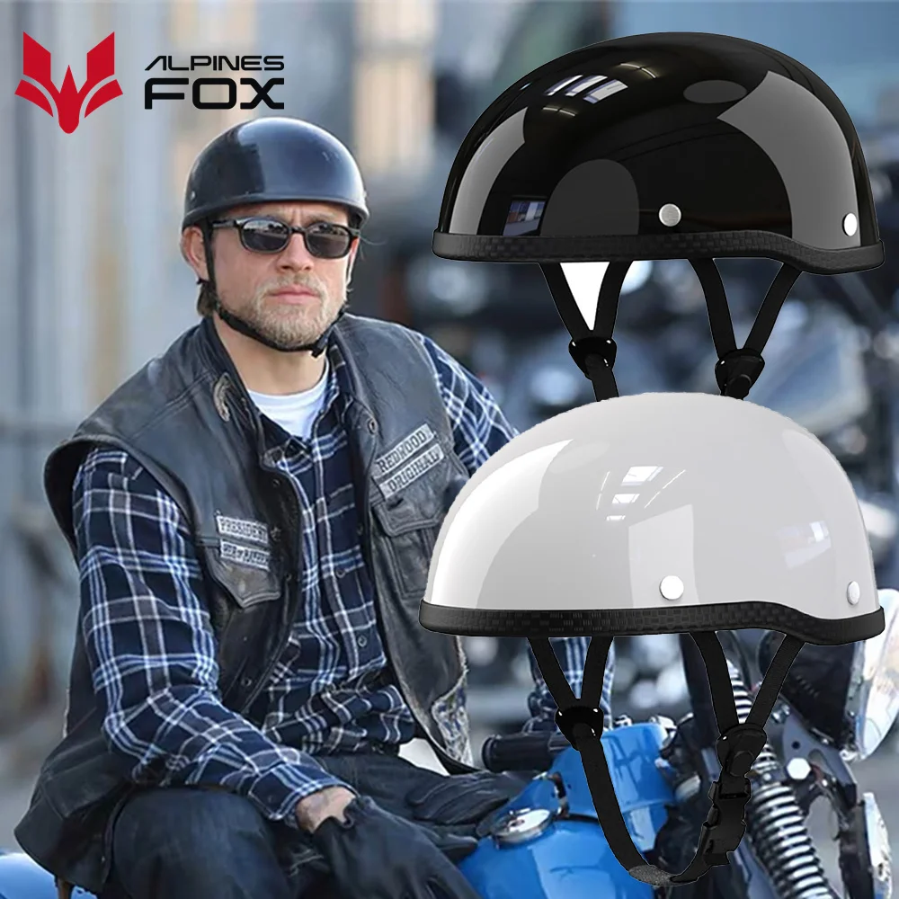 Retro-Motorcycle-Half-Helmet-ABS-Cotton-Plastic-Cap-Summer-Half-Face ...