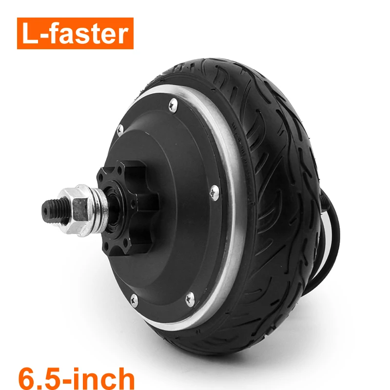 L faster 전기 스쿠터 브러시리스 기어드 허브 모터 휠, 저속 하이 토크, 듀얼 사이드 액슬, 36V, 350W ...