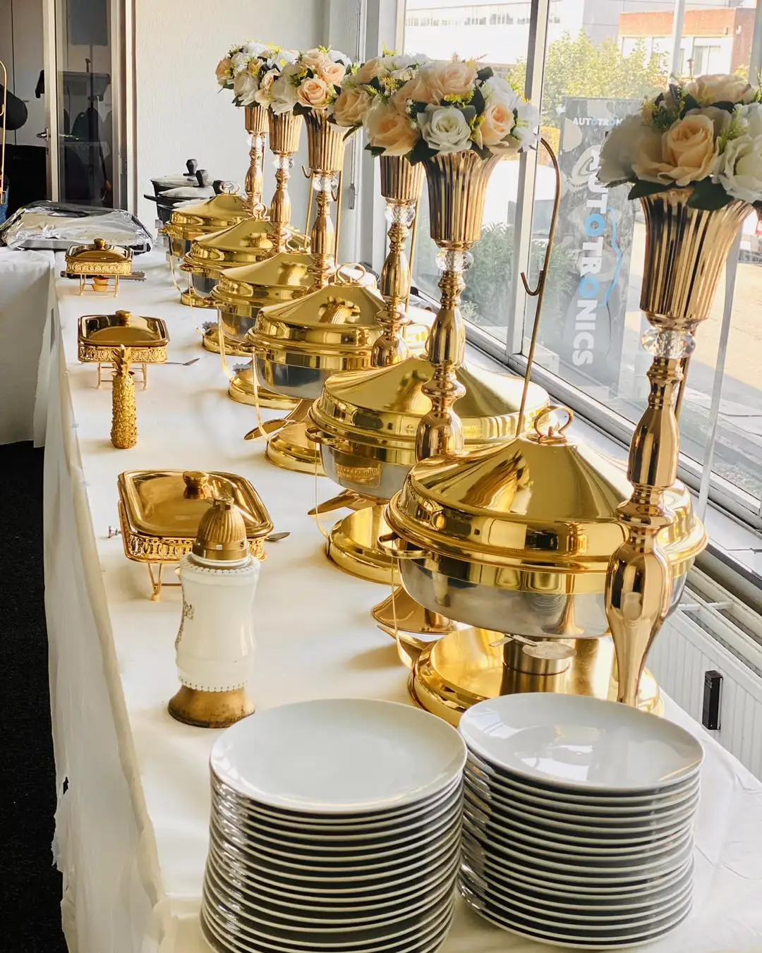 Round-Large-capacity-9L-Hanging-Type-Chafing-Dish-Buffet-Set-With ...