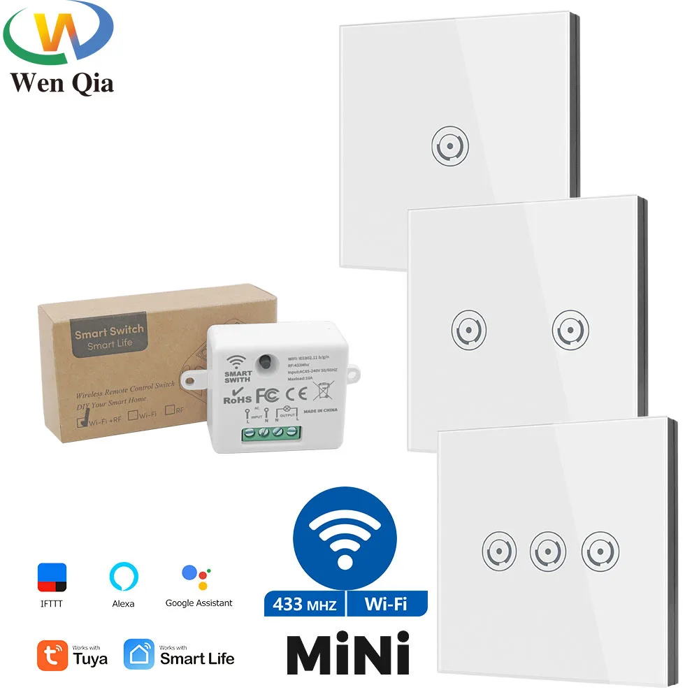 Wifi Mini Smart Switch Touch | Remote Control Panel | Touch Sensor ...