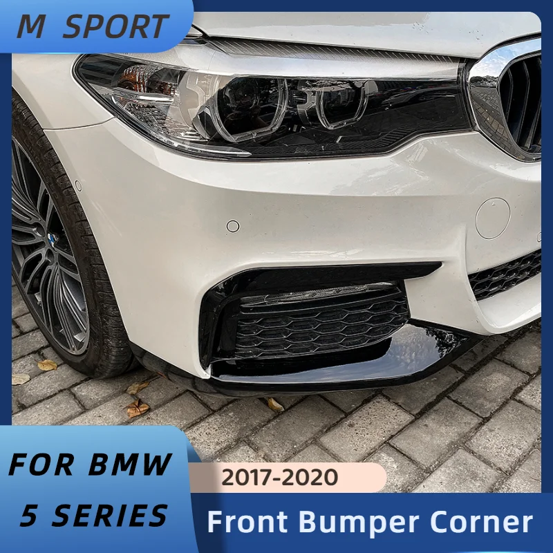 M-Peformance-For-BMW-5-Series-Front-Bumper-Lip-Spolier-Side-Splitter ...
