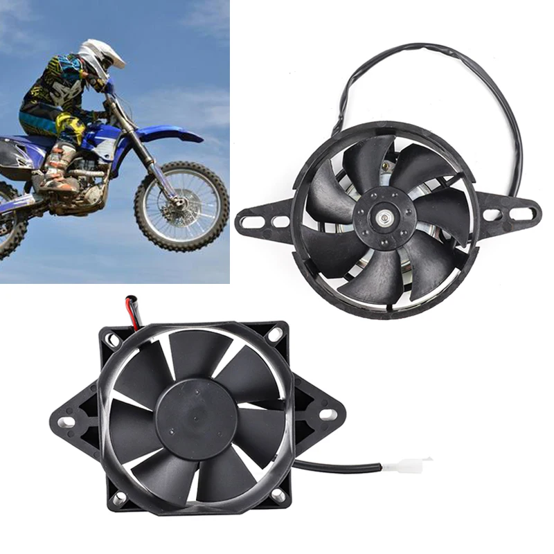 12V-Motorcycle-Cooling-Fan-Radiator-Water-Tan-Modification-For-150CC ...