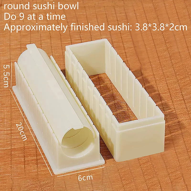 3pcs/set Cake Roll Mold Sushi Maker Equipment Kit Plastic Kimbap Sushi ...