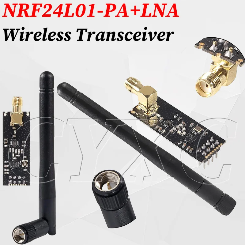 NRF24L01+PA+LNA Wireless Transceiver RF Transceiver Module 2.4G 1100m ...