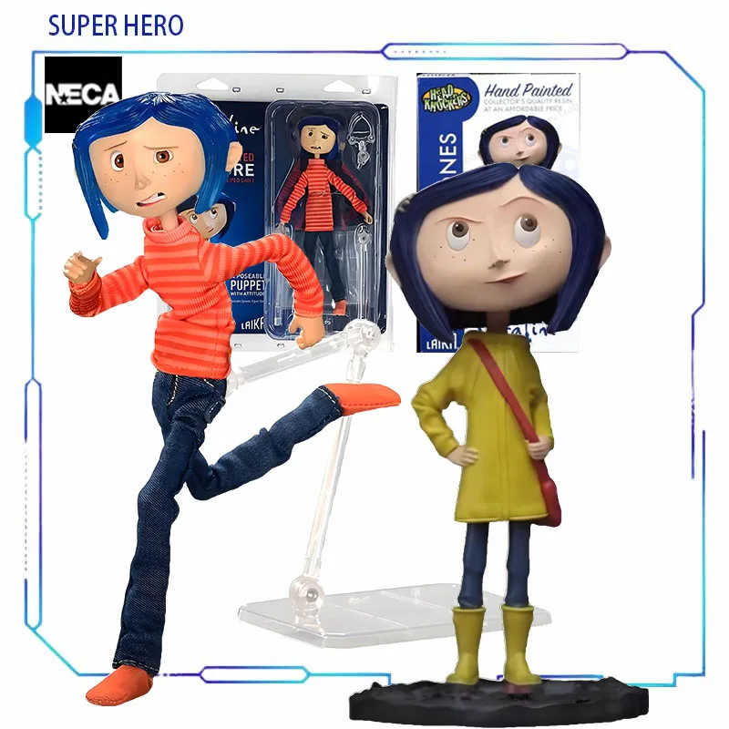 KIT-de-modelo-Original-NECA-Coraline-y-la-puerta-secreta-Coraline-JONES ...