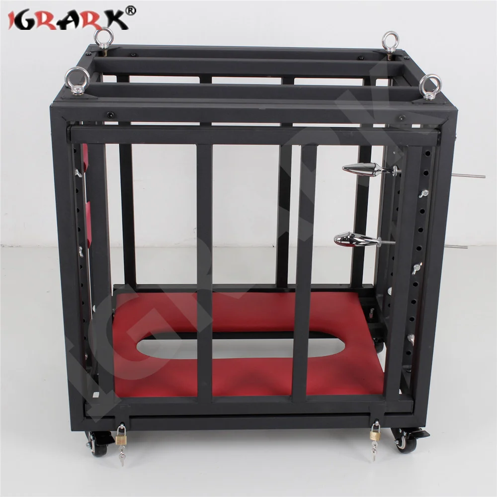 Bondage Bdsm Furniture Dog Slave Training Large Cage Restraint Frame Fetish Adult Supplies ...
