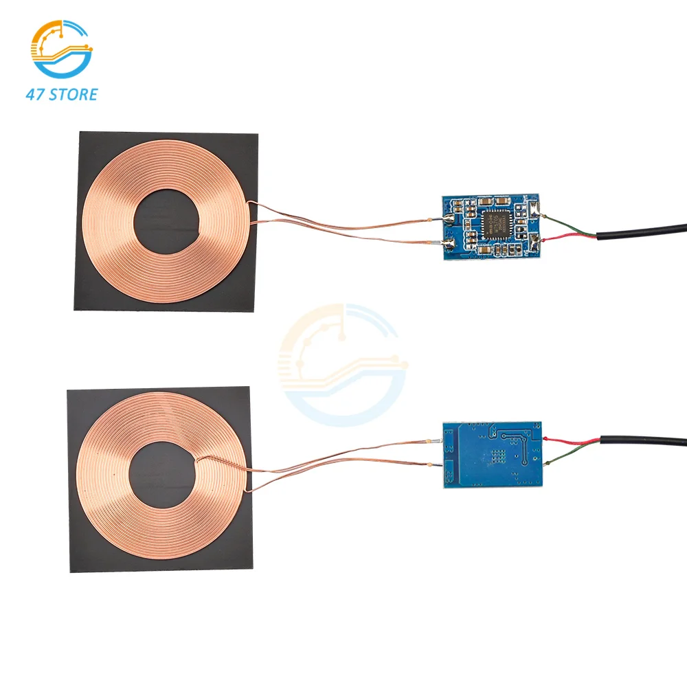 Mini Wireless Charger Module Receiver PCBA Circuit Coil Board 3W 10W ...