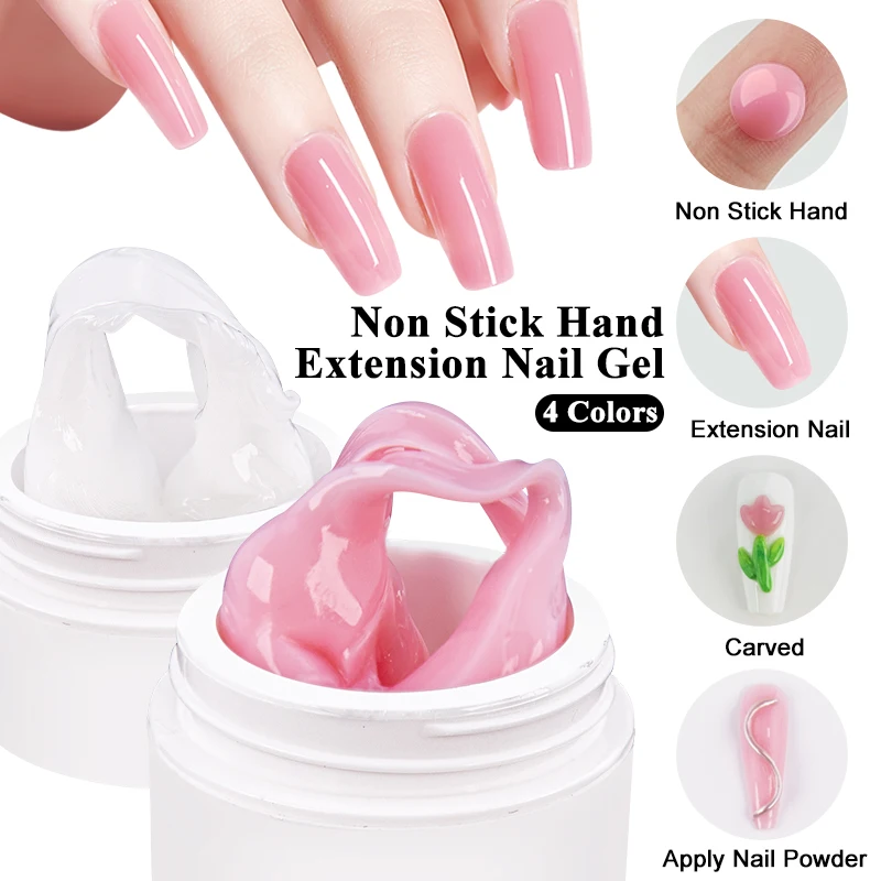 Non Stick Hand Extension Nail Gel with Nail Pen - Limegirlstore