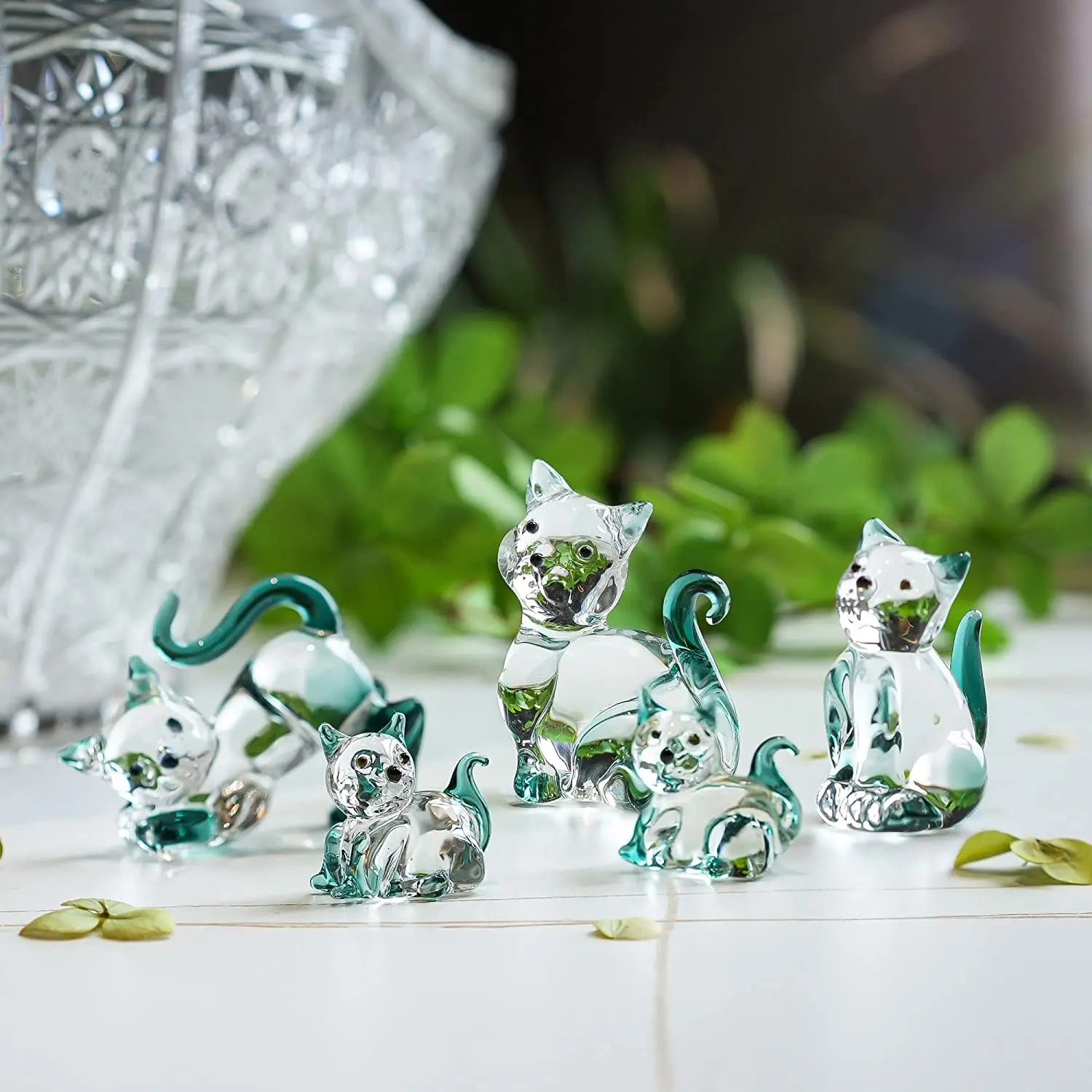 Swarovski Cat Figurines