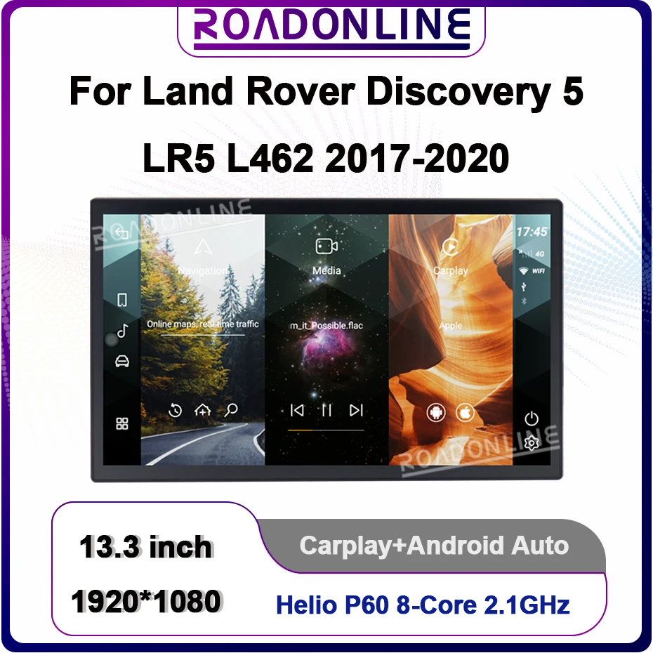 13-3-Touch-Screen-For-Land-Rover-Discovery-5-LR5-L462-2017-2020-LCD ...