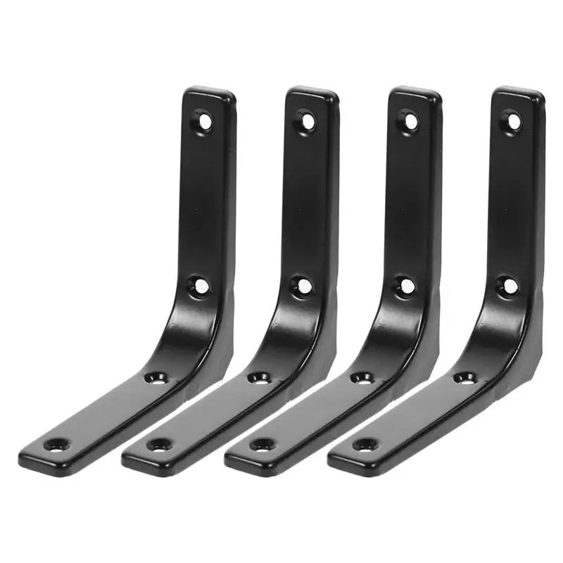 4pcs-L-Shape-Angle-Bracket-Heavy-Duty-Stainless-Steel-Shelf-Bracket ...