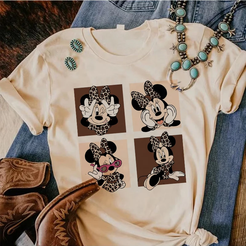 90s-Y2k-Mickey-Print-T-shirts-for-Women-Fashion-Minnie-Mouse-T-Shirt ...