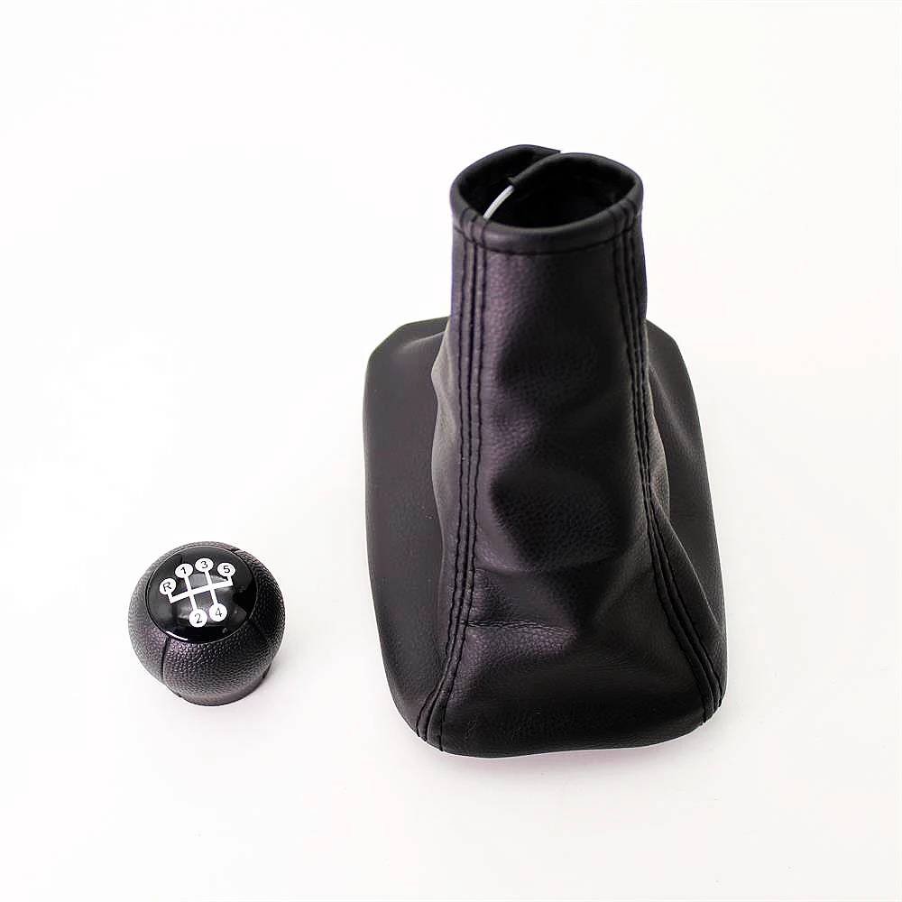 5 speed Gear Stick Shift Knob With PU Leather Boot For Opel Vauxhall ...