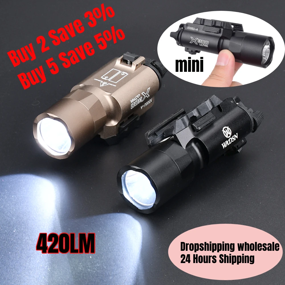 Mini linterna Led X300u, 420 Lm, resistente a la intemperie, de ...