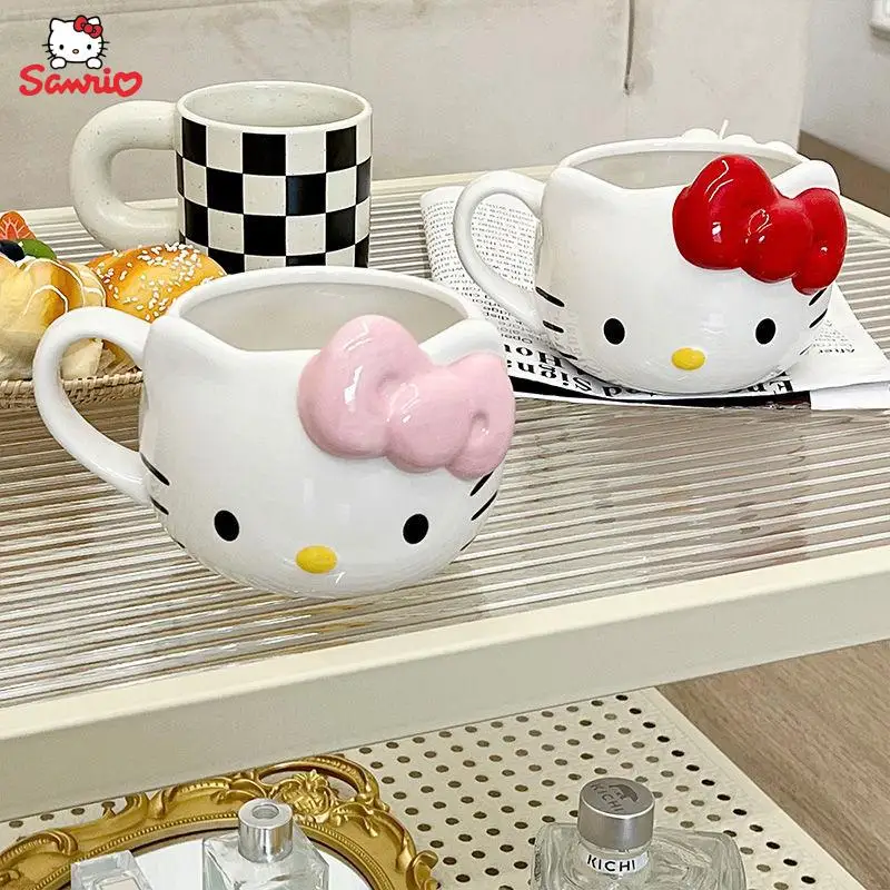 Original Hello Kitty Ceramic Mugs Coffee Mugs Milk Breakfast Mugs ...