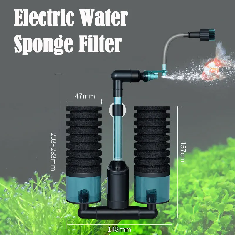 Biochemical-Sponge-Filter-Electric-Water-Filtro-Oxygenation-Bacteria ...