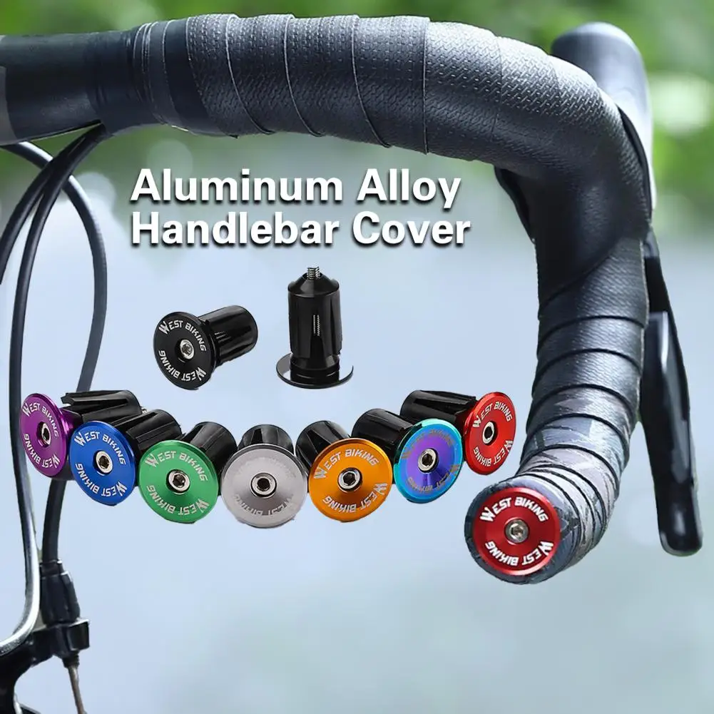 1-Pair-Bike-Handlebar-End-Plugs-Aluminum-Alloy-Easy-Removal-Lock-Plug ...