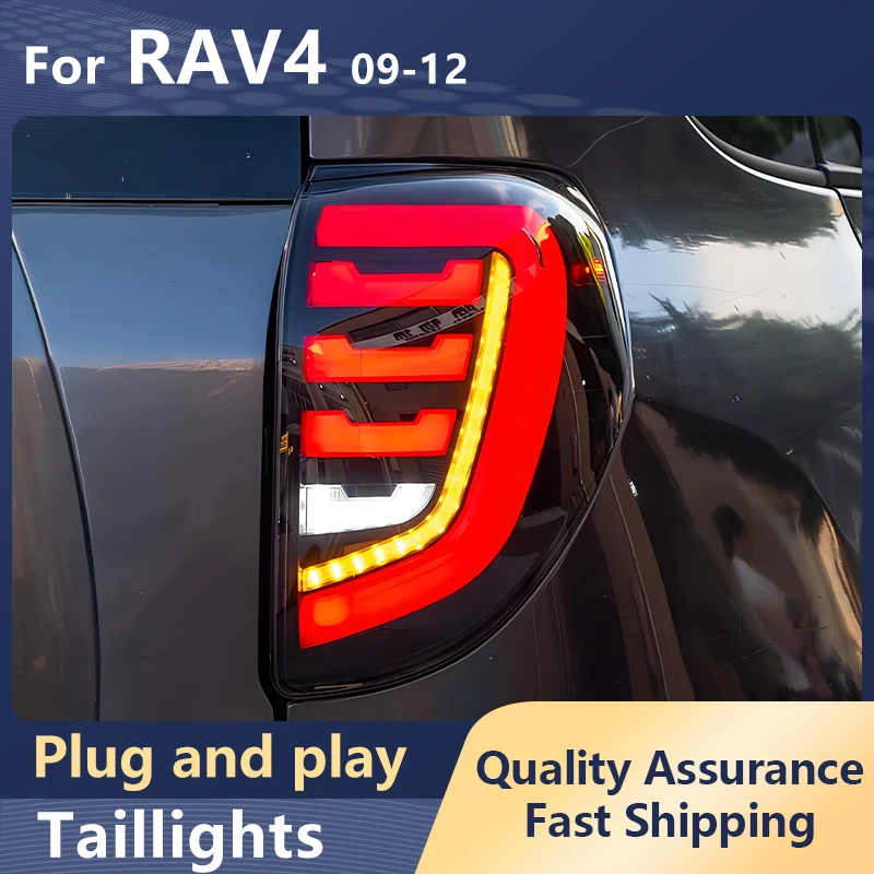 Car-Styling-Taillight-For-Toyota-RAV-4-2009-2012-LED-DRL-Dynamic-Turn ...