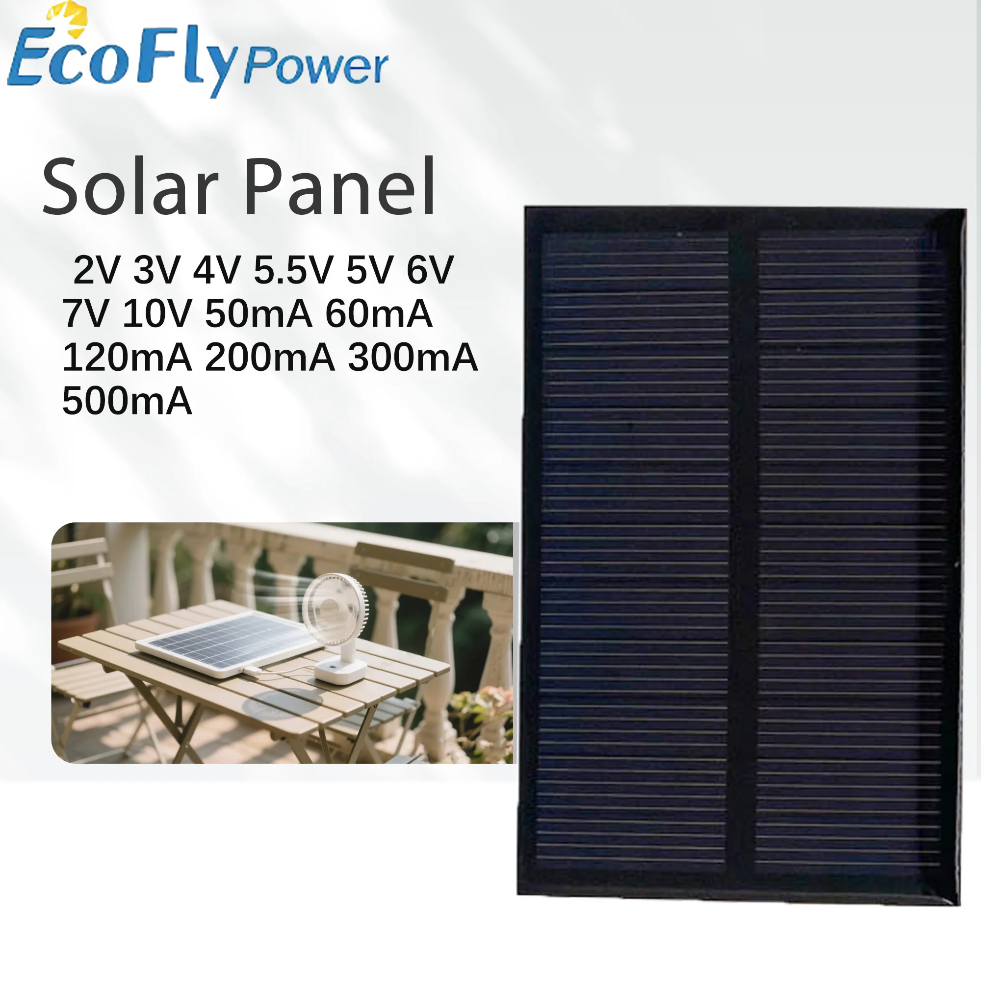 1PC 2V 3V 4V 5.5V 6V 7V 10V Solar panel Photoelectric cell Power panel ...