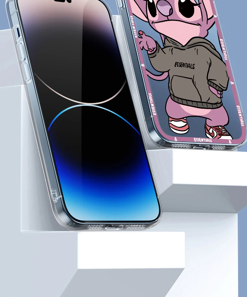 Disney Stitch Soft Silicone Case For Iphone 14 Pro Max 13 12 11 Pro Max ...