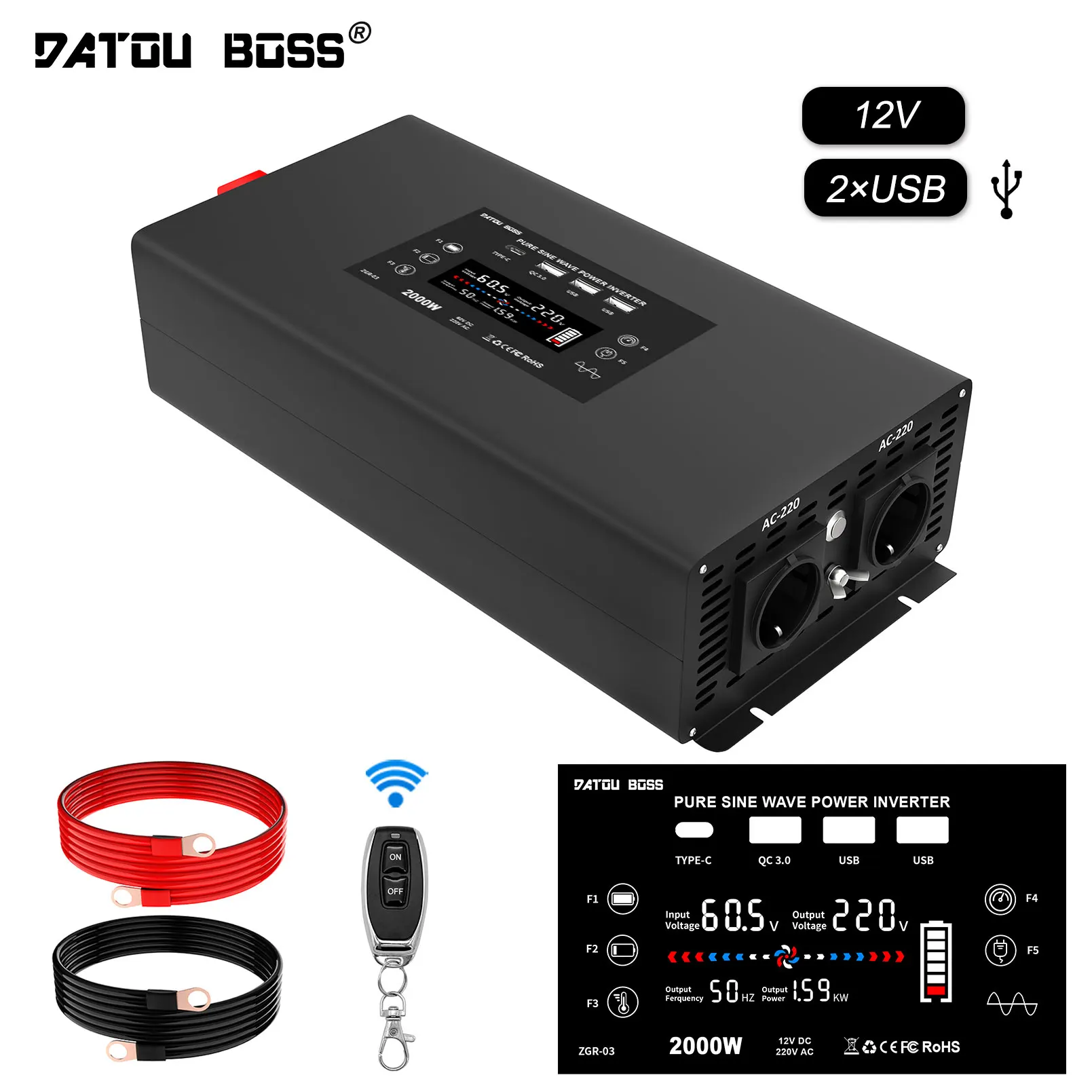 DATOUBOSS-Pure-Sine-Wave-Inverter-Peak-Power-4000W-DC-12V-24V-36V-48V ...