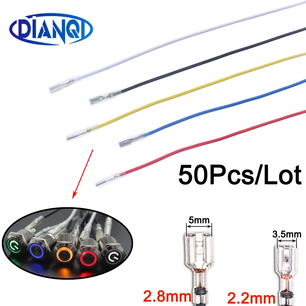 200mm-metal-push-button-wiring-Electrical-wires-LED-cable-for-stable ...