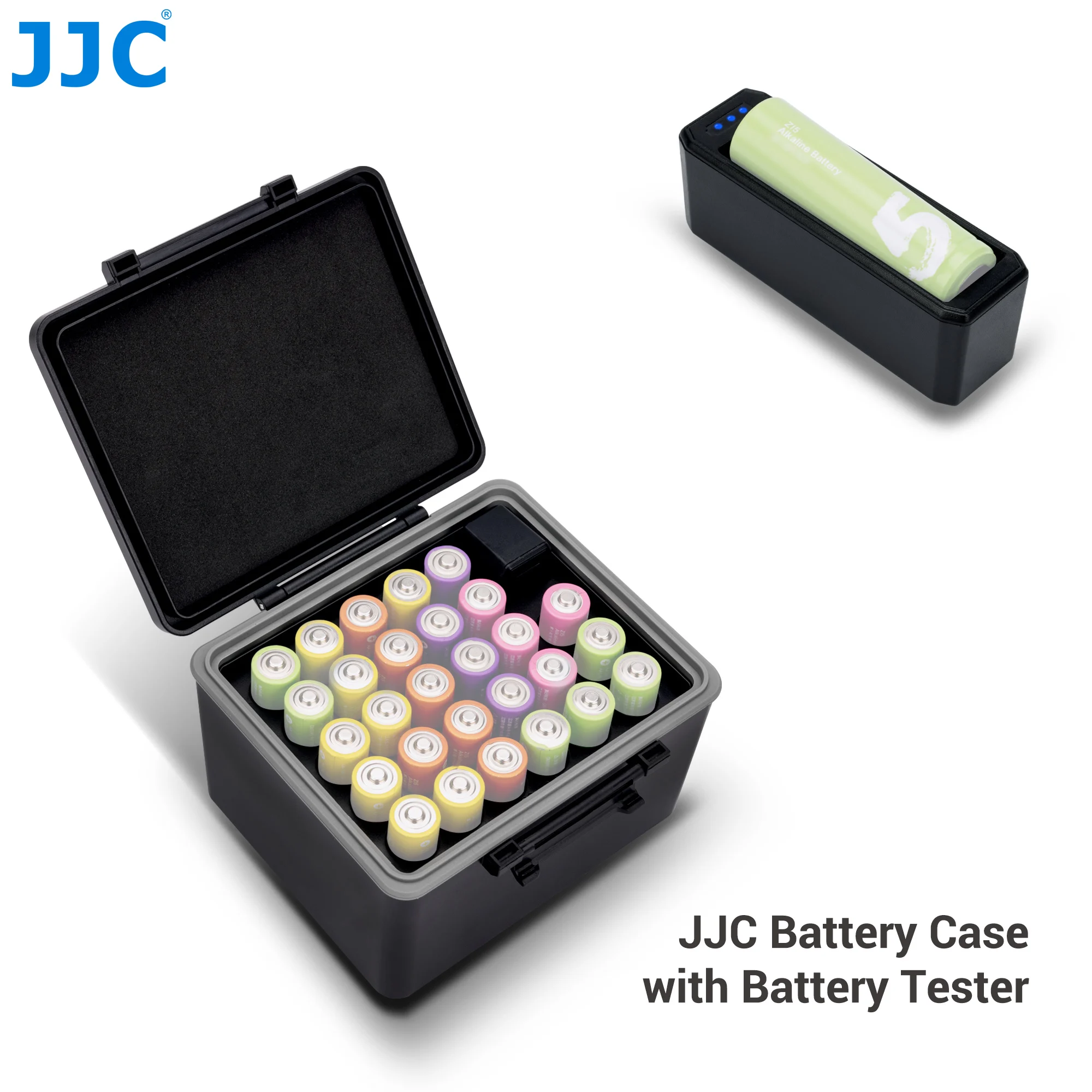JJC-28-Slots-AA-Battery-Case-Box-for-Hunting-Camera-Trail-Camera-Accessories-Waterproof-AA ...