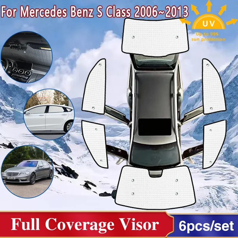 For-Mercedes-Benz-S-Class-W221-2006-2013-SWBS280-S400-S600-S420-S320 ...