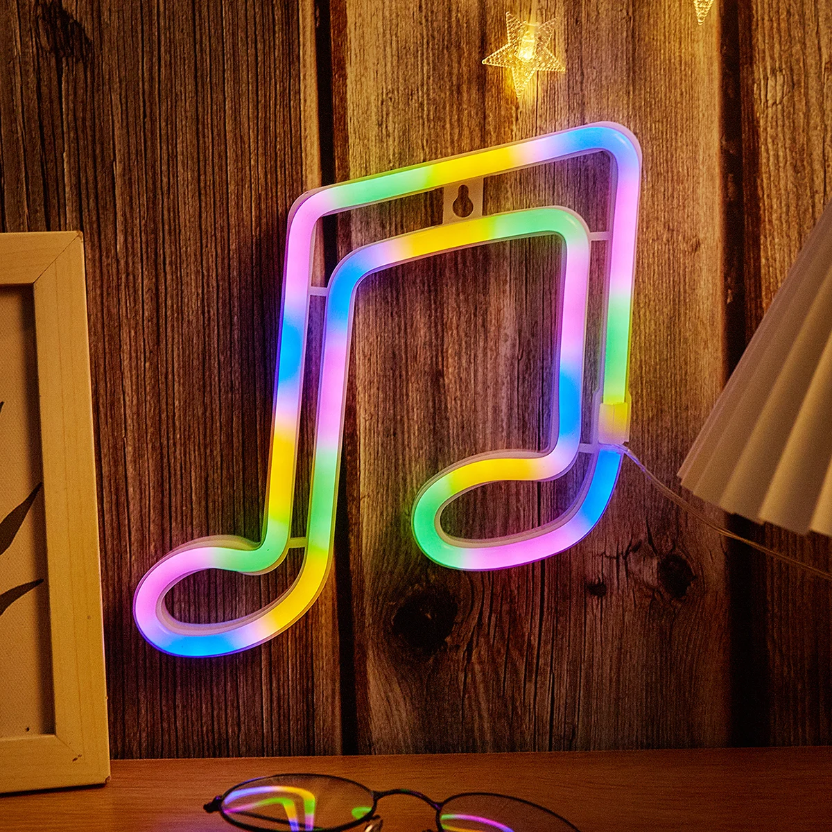 Chi-buy-Music-Note-LED-Neon-sign-USB-Powered-Or-Battery-Power-Supply ...