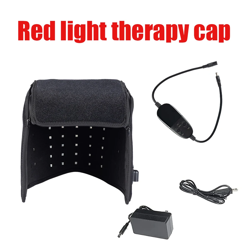 Led Red & Infrared Light Therapy Cap For Thinning Hair Comb,hair Growth ...