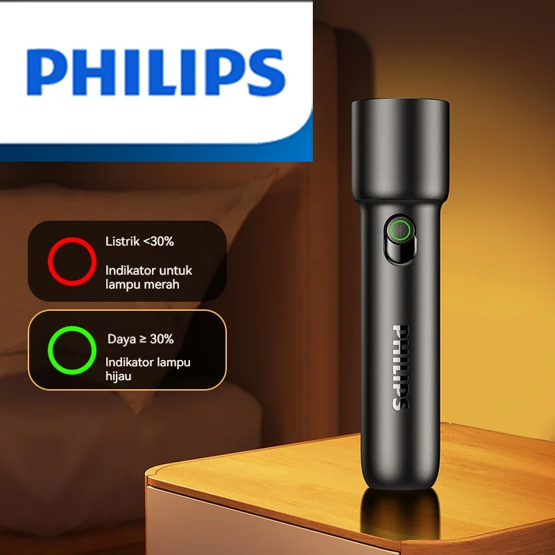 Philips-linterna-LED-port-til-EDC-recargable-para-Defensa-Personal ...